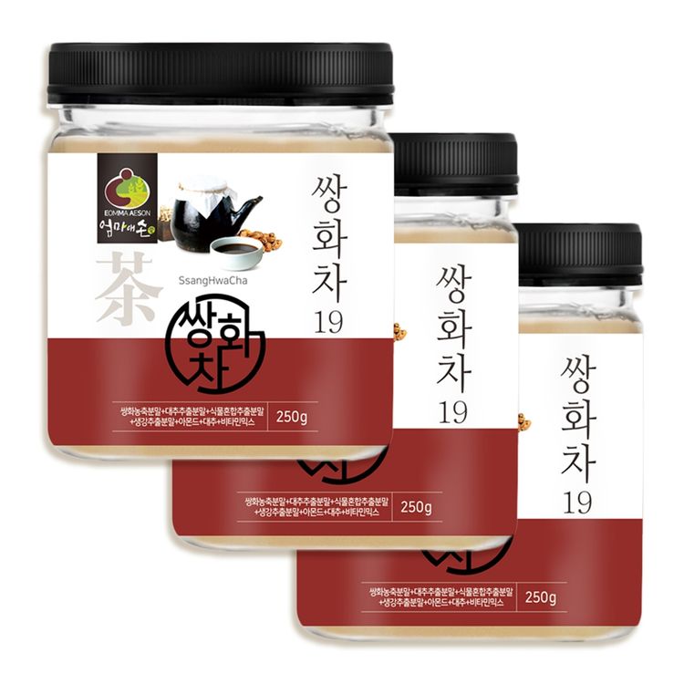 Well B 전통차 19가지원료 쌍화차 가루 250g 3팩 홈플러스 택배배송