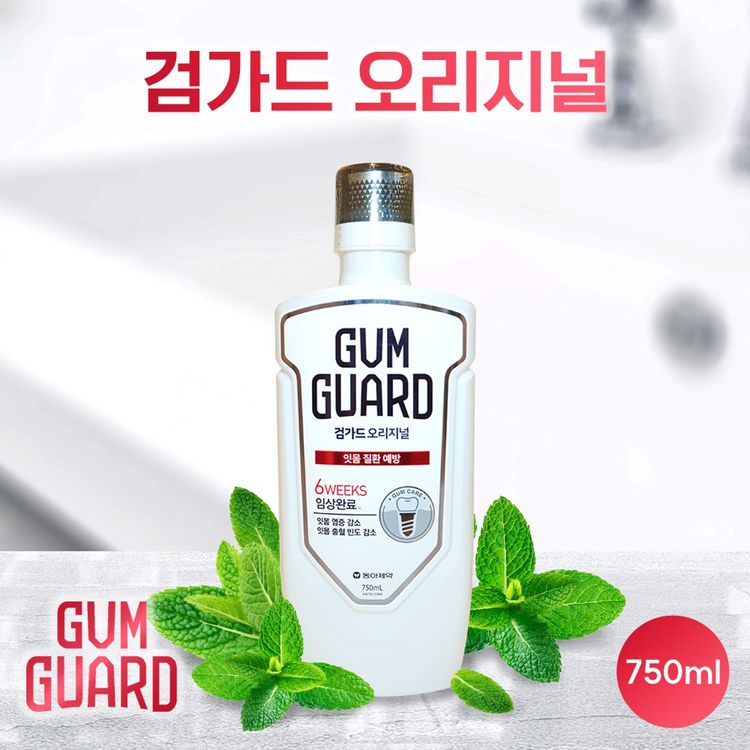 동아제약 가그린 검가드 오리지널 750ml 임플란트 전후 잇몸질환예방 구강청결제 홈플러스 택배배송