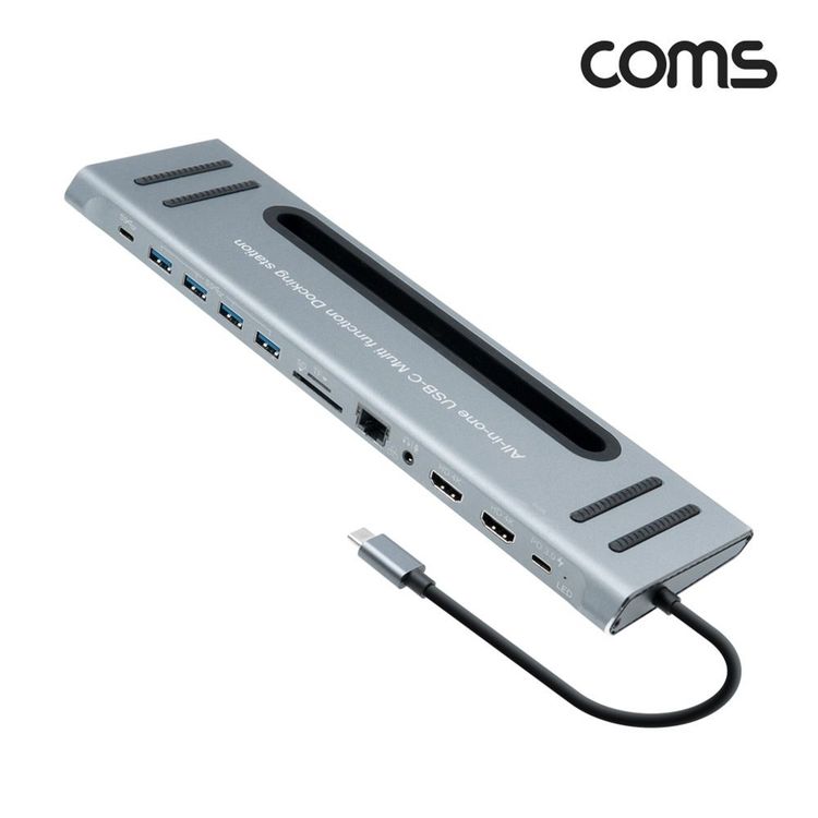 Coms Usb 31 C타입 멀티 도킹 컨버터 12 In 1 홈플러스 택배배송