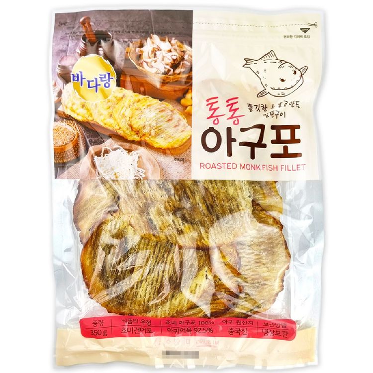바다랑 통통 순살 철판구이 아구포 350g 아귀포 마른안주 홈플러스 택배배송