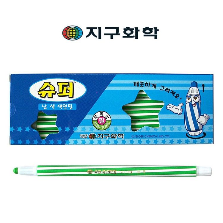 프리전트 지구화학 슈퍼 낱색 색연필 12자루 1다스 연두 홈플러스 택배배송