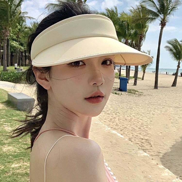 오늘 베이직 썬캡 그늘 여름 햇빛가리개 모자 크림 홈플러스 택배배송