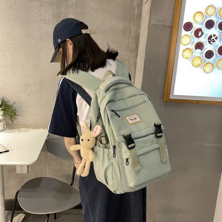 쿨샵 토끼인형 키링 데일리백팩 여성 캐주얼 백팩 홈플러스 판매자택배