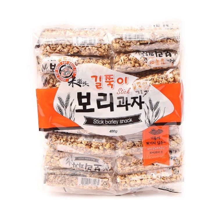 엉클팝 길쭉이 보리 과자 400g 1박스 10개입 홈플러스 택배배송