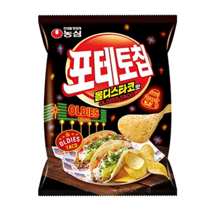 농심 포테토칩 올디스타코맛 105g 홈플러스