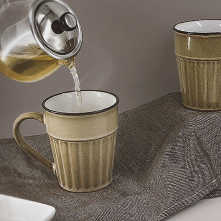 홈카페 도자기 머그컵 카페 머그잔 420ml 2P세트 | 홈플러스 택배배송