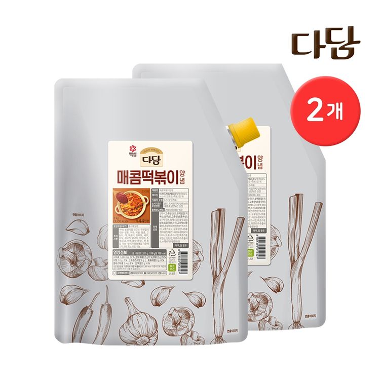 CJ프레시웨이 다담 양념소스 벌크 / 매콤떡볶이 2kg x 2개구성 | 홈플러스 택배배송