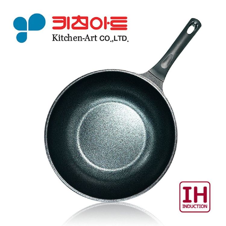 키친아트 꼬뜨실버 인덕션 궁중팬 30cm 볶음팬 웍팬 홈플러스 택배배송