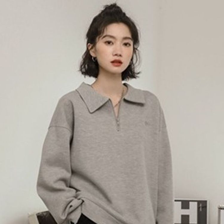 베이직 Nc224b1b307 캐주얼 반집업 카라 루즈핏 티셔츠 데일리룩 홈플러스 택배배송