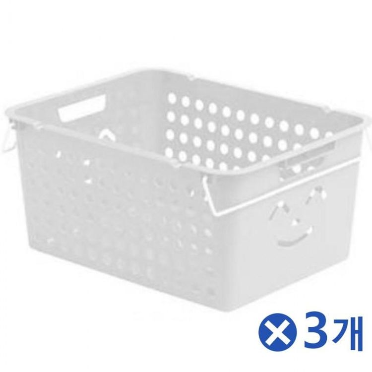 핸디 스마일 키즈바구니 7호 색상랜덤x3개 정리바구니 홈플러스 택배배송