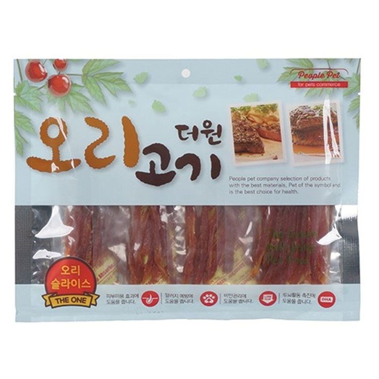 D18 애견 간식 더원 오리슬라이스 300g 홈플러스 택배배송