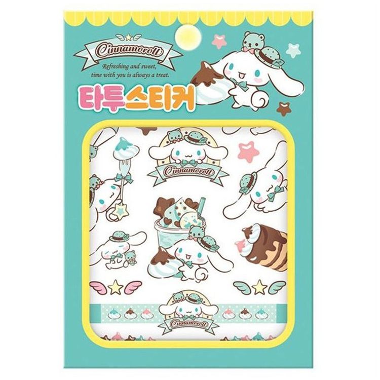 산리오 타투스티커 시나모롤 4p 뷰티 스티커 꾸미기 홈플러스 택배배송