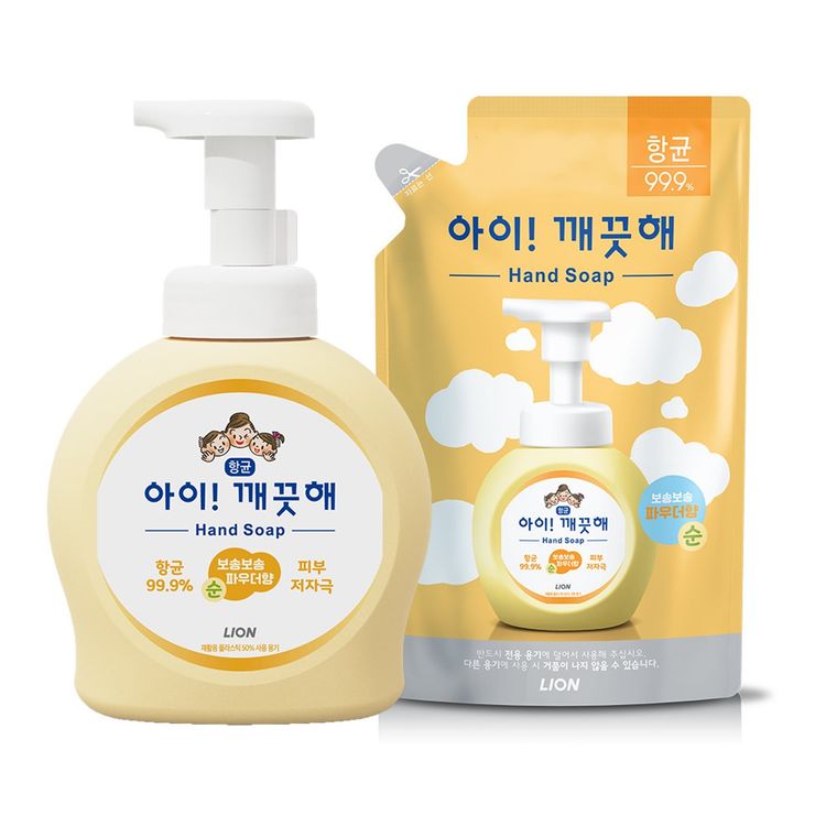 아이깨끗해 순 450ml리필 X1개 490ml용기 X 1개 홈플러스 택배배송