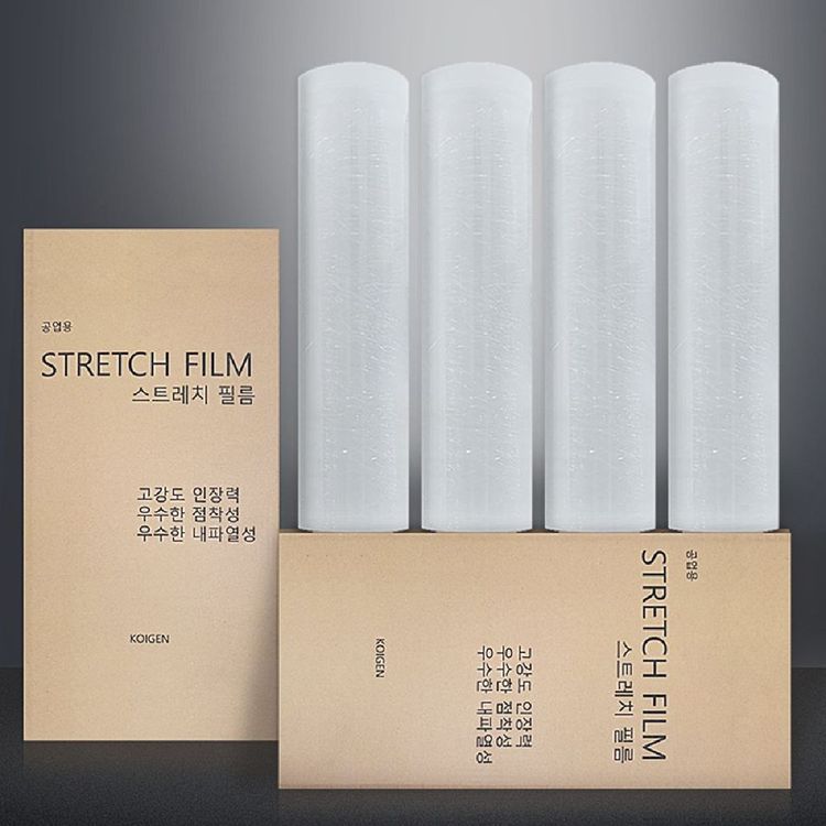 스트레치필름 공업용랩 포장용랩 20mic X 4롤 홈플러스 택배배송