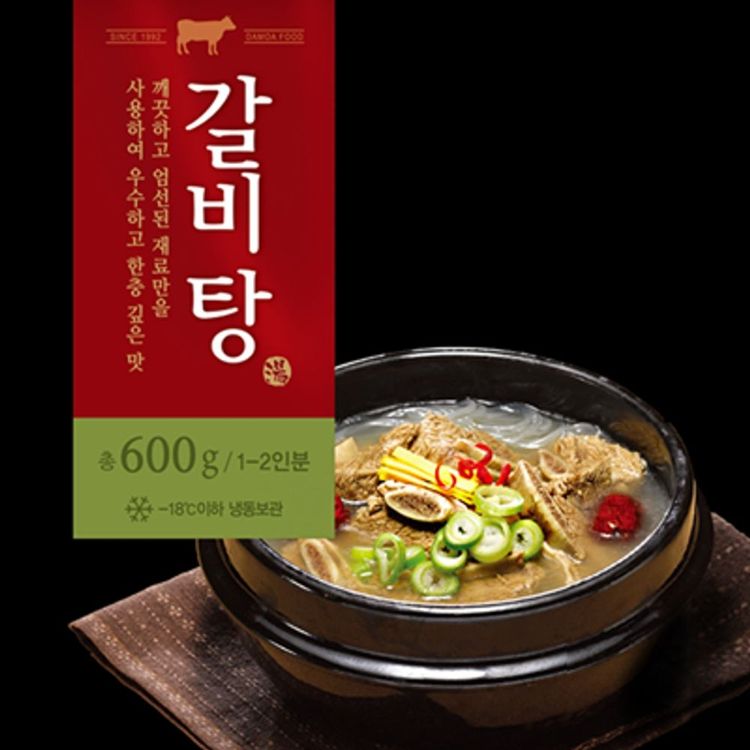 드라이아이스 X 다모아 갈비탕 600g 홈플러스 택배배송