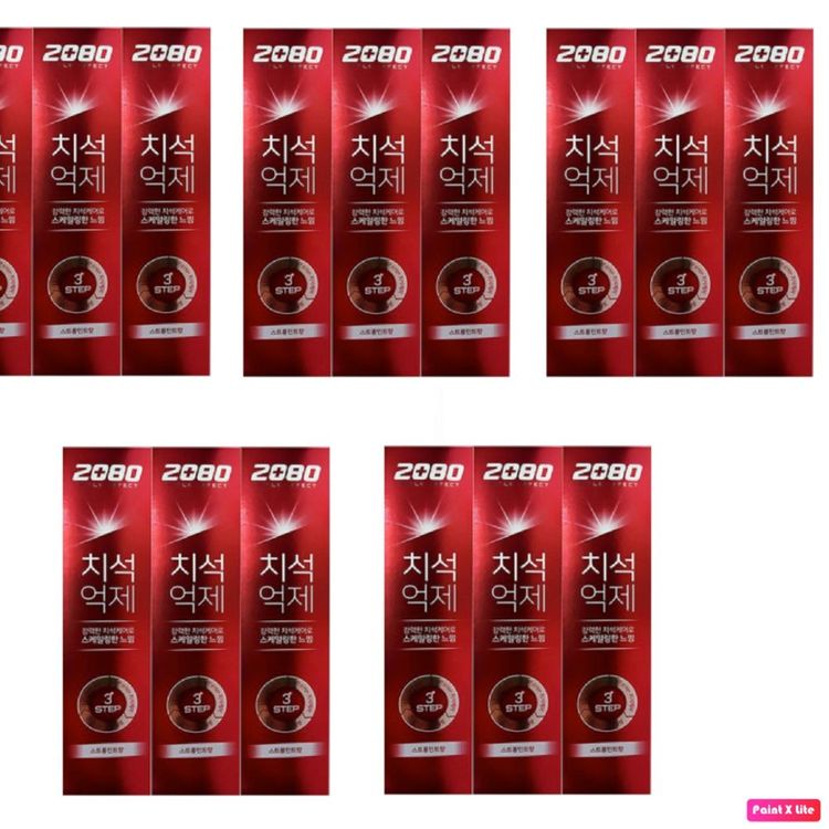 2080 트리플 이펙트 치약 120g X 3입 5묶음 홈플러스 택배배송