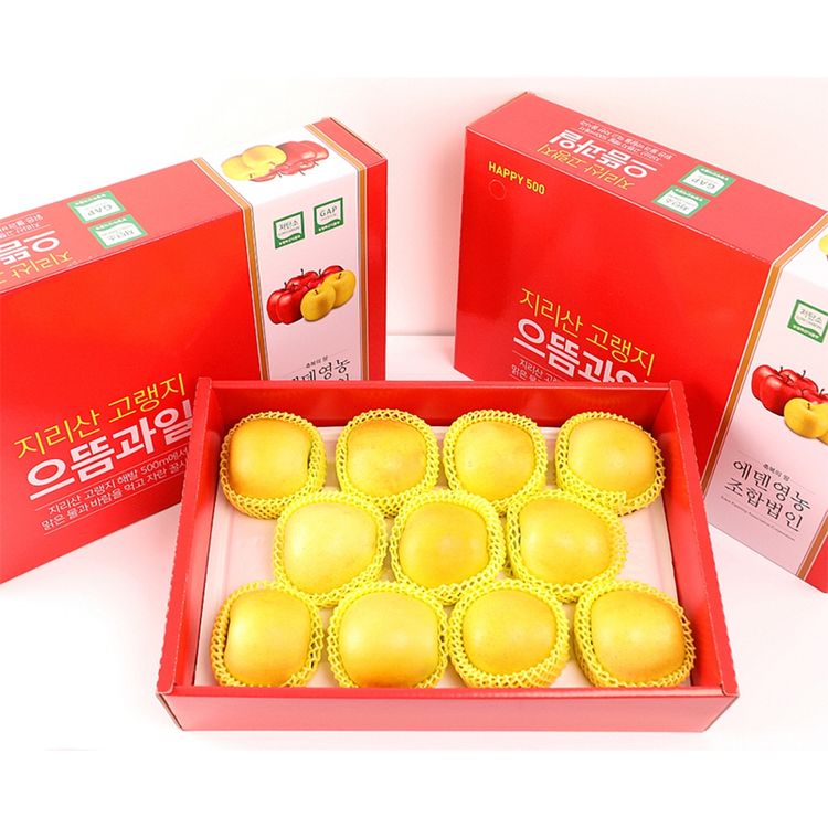 지리산 명품 황금사과 선물세트 상품 사과 4kg14과 홈플러스 택배배송
