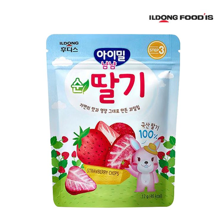 일동후디스 아기밀냠냠 과일칩 순딸기 12g 홈플러스 택배배송