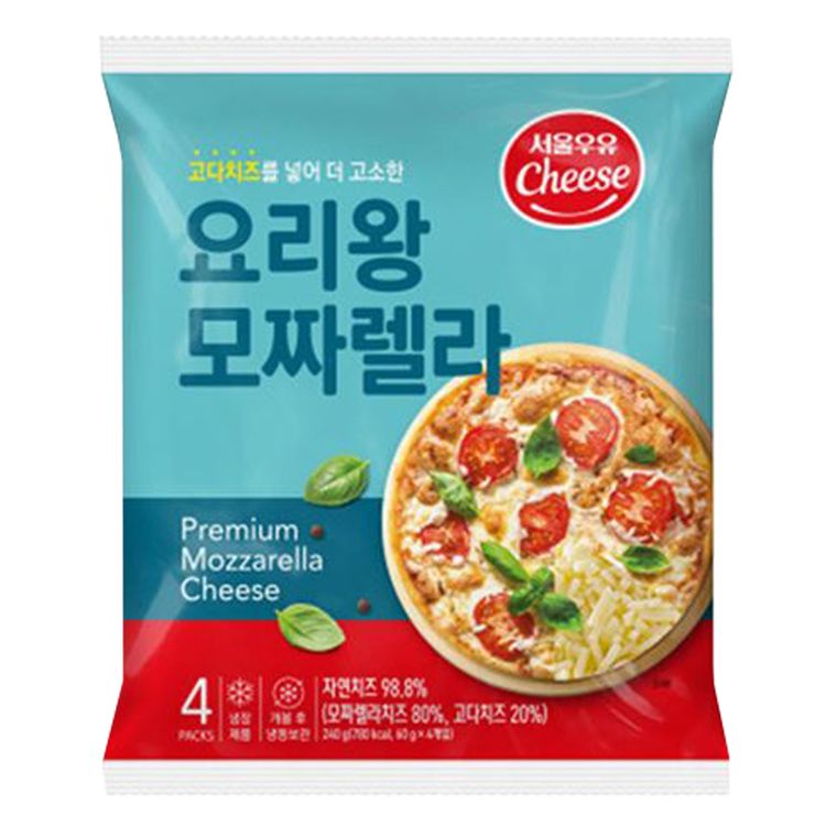 서울우유치즈 요리왕 모짜렐라 240gx2 홈플러스 택배배송