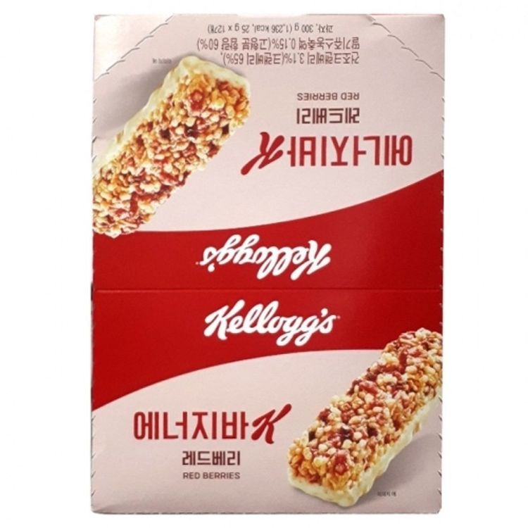 켈로그 레드베리 에너지바 25gx12개x3박스 홈플러스 택배배송