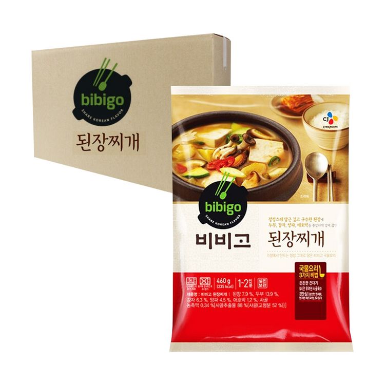 Cj 비비고 박스 된장찌개 460g 16개입 홈플러스 택배배송