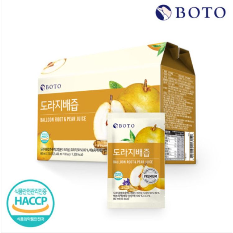 보뚜 도라지배즙 기본형 80ml X 30포 홈플러스 택배배송