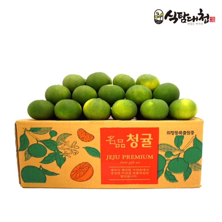 식탐대첩 서귀포 제주 풋귤 청귤 3kg 크기랜덤 홈플러스 택배배송