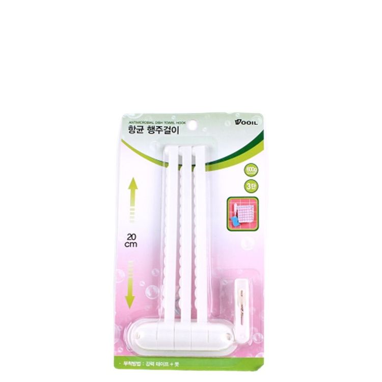 가정용 실용적인 N61639af70e 주방 벽 부착형 타올 수세미 행주걸이 홈플러스 택배배송