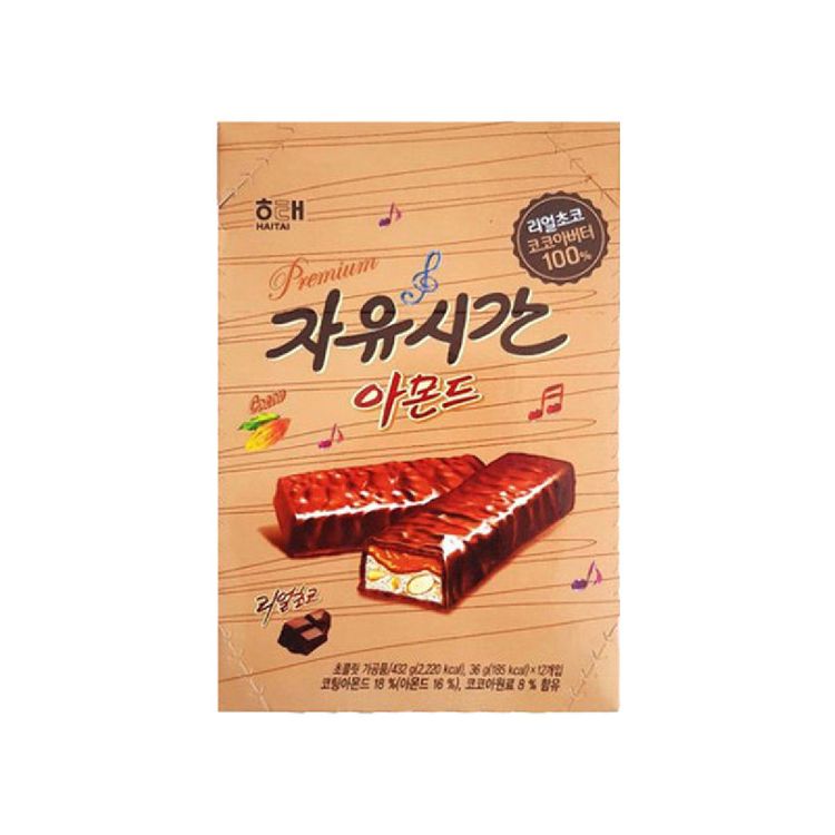 해태제과 자유시간 아몬드 36g x 12개 x 1볼 | 홈플러스 택배배송