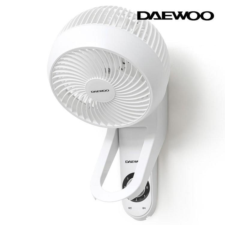 대우 360도 회전 벽걸이 써큘레이터 18cm벽걸이선풍기 벽선풍기 벽걸이서큘레이터 홈플러스 택배배송