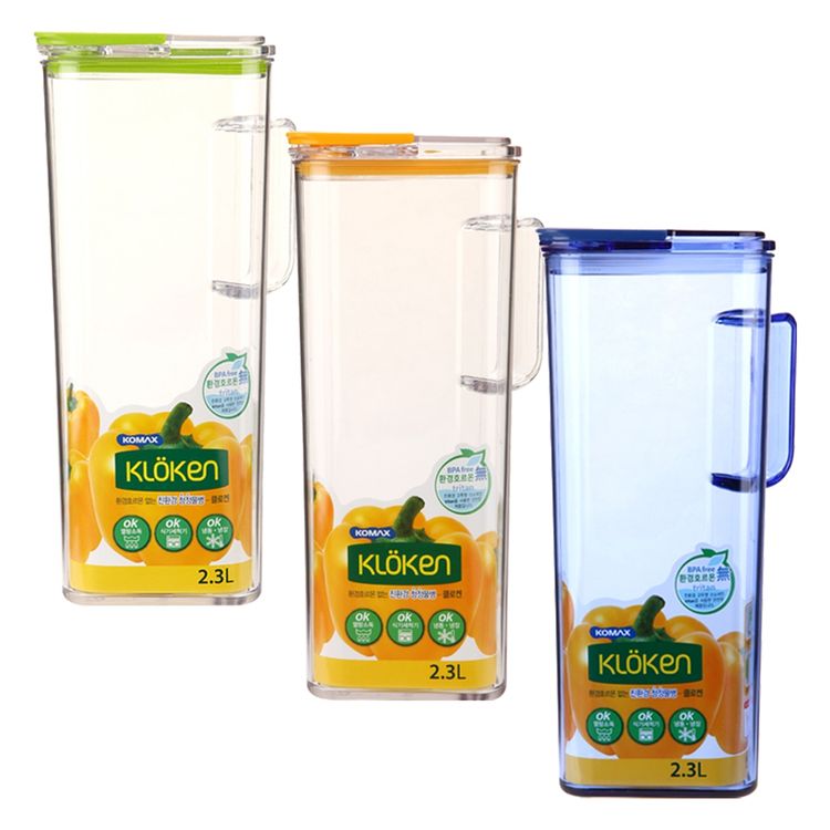 클로켄 냉장고 청정물병 23l X 3종옐로우그린블루 홈플러스 택배배송