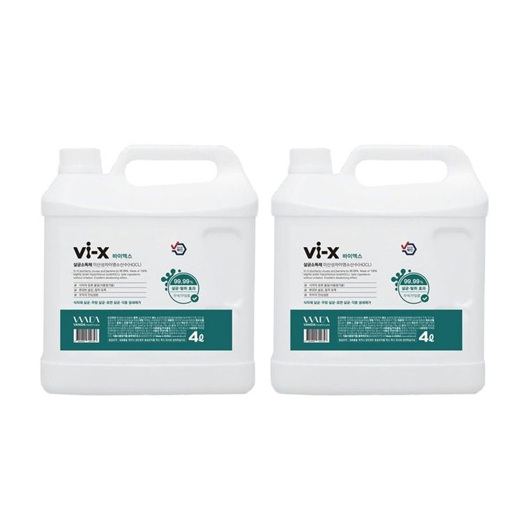 미산성차아염소산수 Hocl 살균소독제 4l X 2개살균제 세정제 소독수 탈취제 홈플러스 택배배송