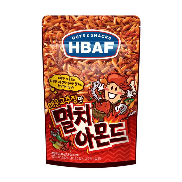 Hbaf 매운고추장맛 멸치아몬드 300g봉 홈플러스