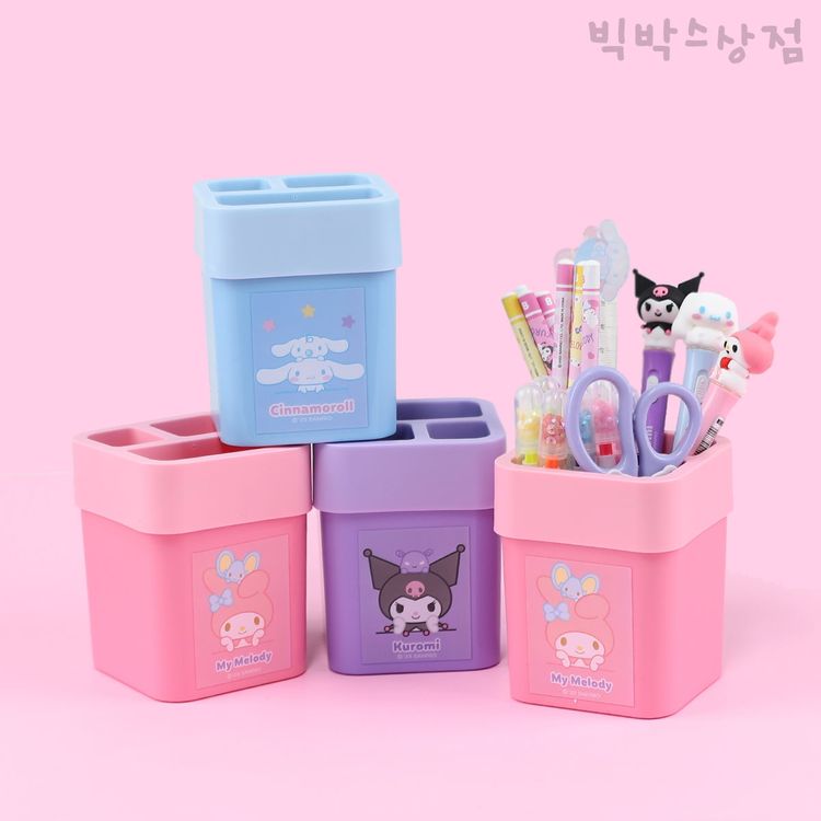 산리오 펜스탠드 1p 다목적 펜꽂이 연필꽂이 책상정리 볼펜 색연필 필기구 정리함 시나모롤 홈플러스 택배배송