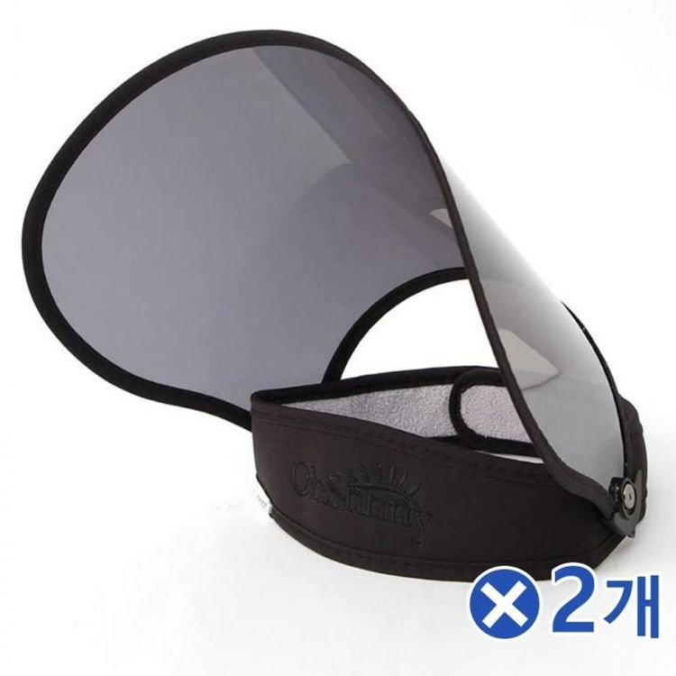 땀 흡수 돌돌이 썬캡 블랙x2개 자외선차단 남자썬캡 홈플러스 택배배송
