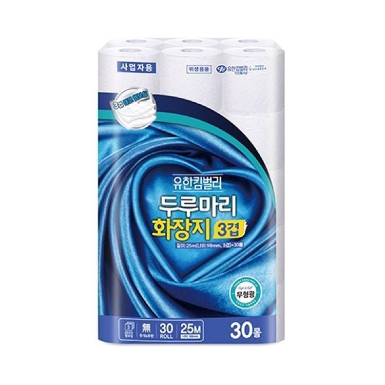 무형광 3겹 두루마리화장지 25mx30롤 홈플러스 택배배송