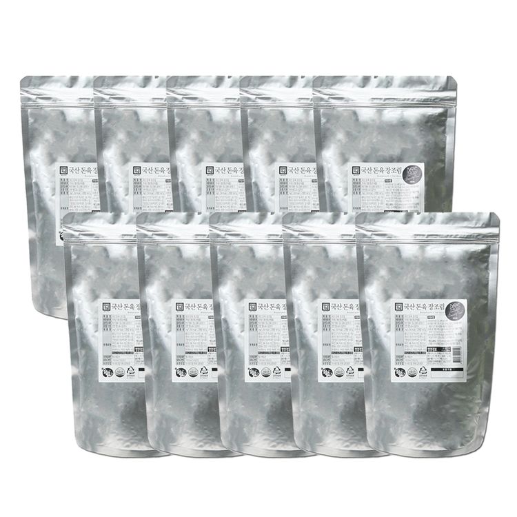 100 국산 돈육 돼지 장조림고기 담백한 한성 천일염 수제 장조림 1kg 10개 홈플러스 택배배송