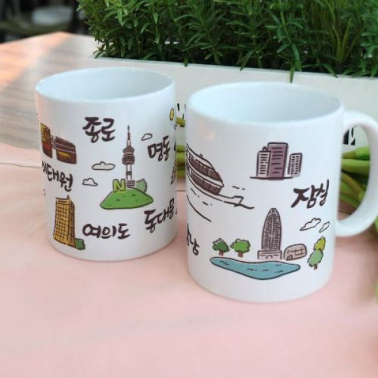 Pd750 디자인머그컵2p 서울에가면 홈플러스 택배배송