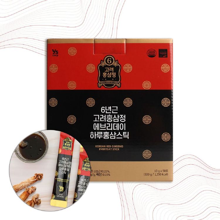 Ys 6년근 고려 홍삼정 백출 천궁 영지 영양 스틱 50포 홈플러스 판매자택배
