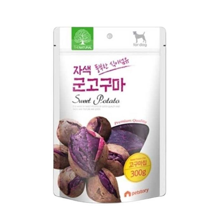 펫스토리 펫스토리 더내추럴 자색 고구마칩 300g 5팩 1타 홈플러스 택배배송