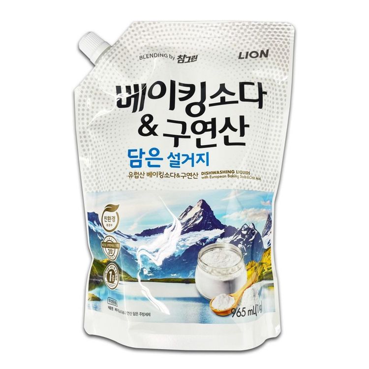 참그린 베이킹소다 구연산담은 주방세제 리필965ml O 홈플러스 택배배송