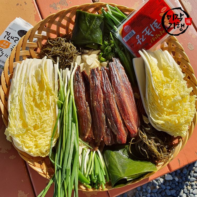 미각기행 포항 구룡포 과메기 야채세트 대 홈플러스 택배배송