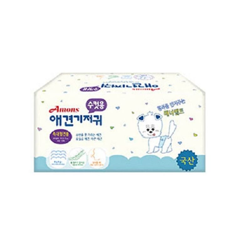수컷용 애견기저귀 특대형 견용 10매 국내산 아몬스 홈플러스 택배배송