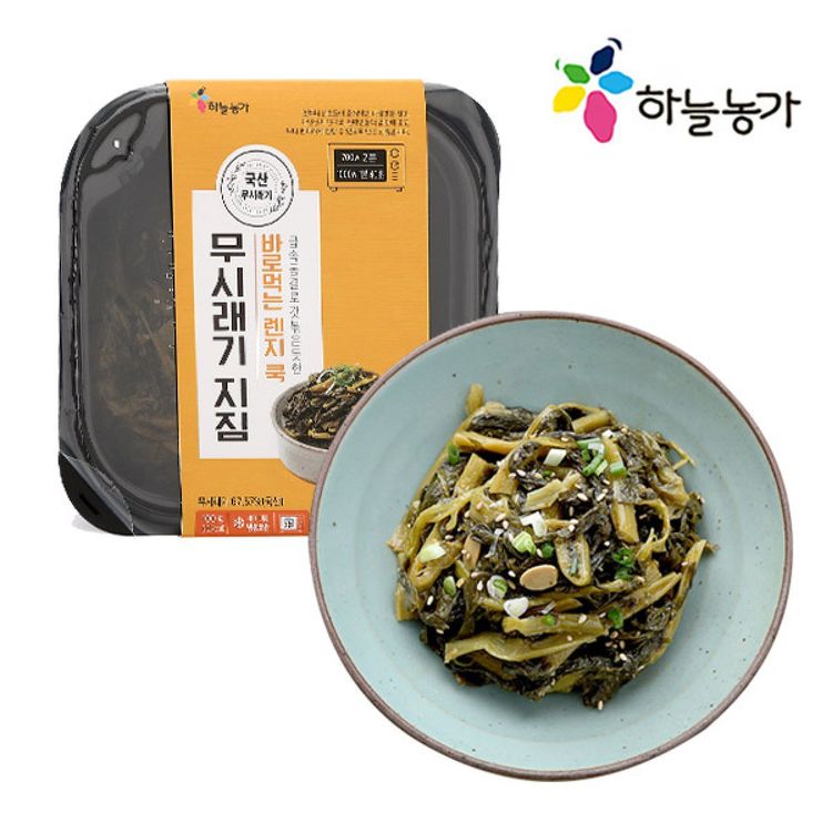 하늘농가 바로먹는 렌지쿡 무시래기 지짐 100g X 3팩 홈플러스 택배배송