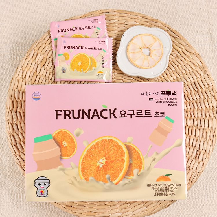 프루낵 제주 요구르트 초코 감귤칩 건조 과일칩 홈플러스 택배배송