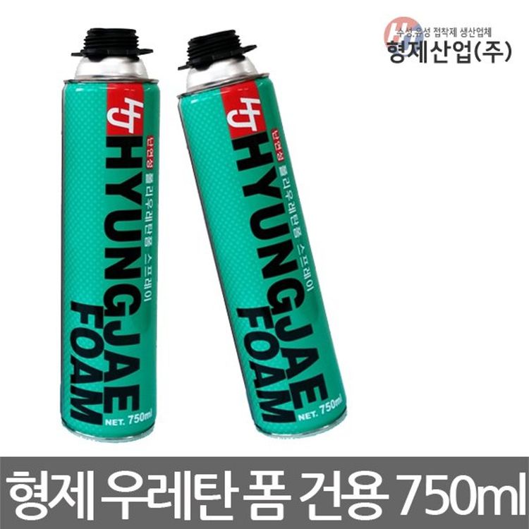 형제산업/HJ-7500/폴리우레탄폼스프레이/건용/750ml | 홈플러스 택배배송