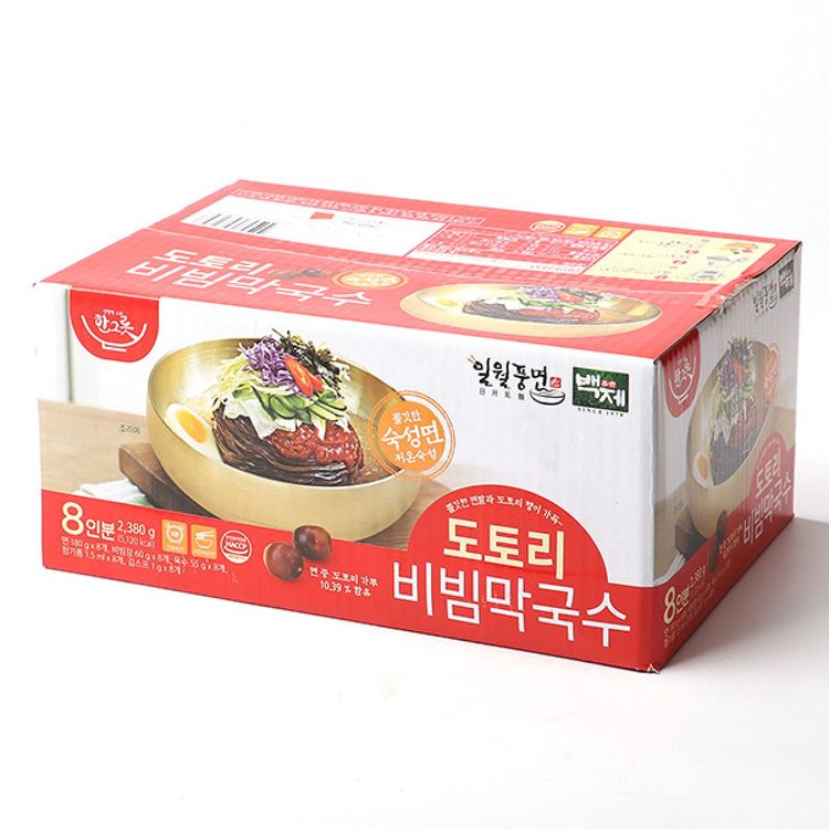 백제 일월풍면 도토리 비빔막국수 2975g X 8개 홈플러스 택배배송