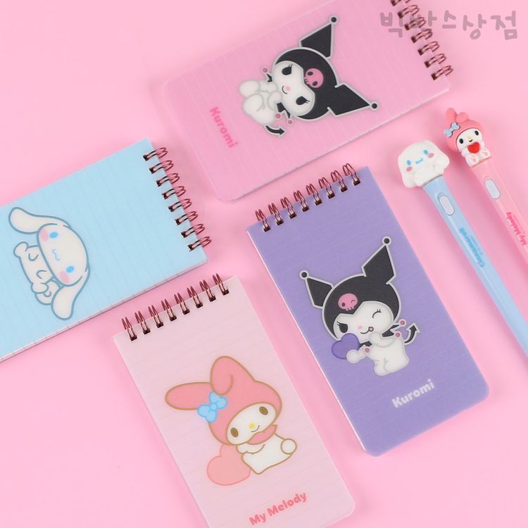 산리오 Pp 상철수첩 1p 캐릭터 스프링수첩 초등학생 휴대용 메모 필기 시나모롤 쿠로미 마 홈플러스 택배배송