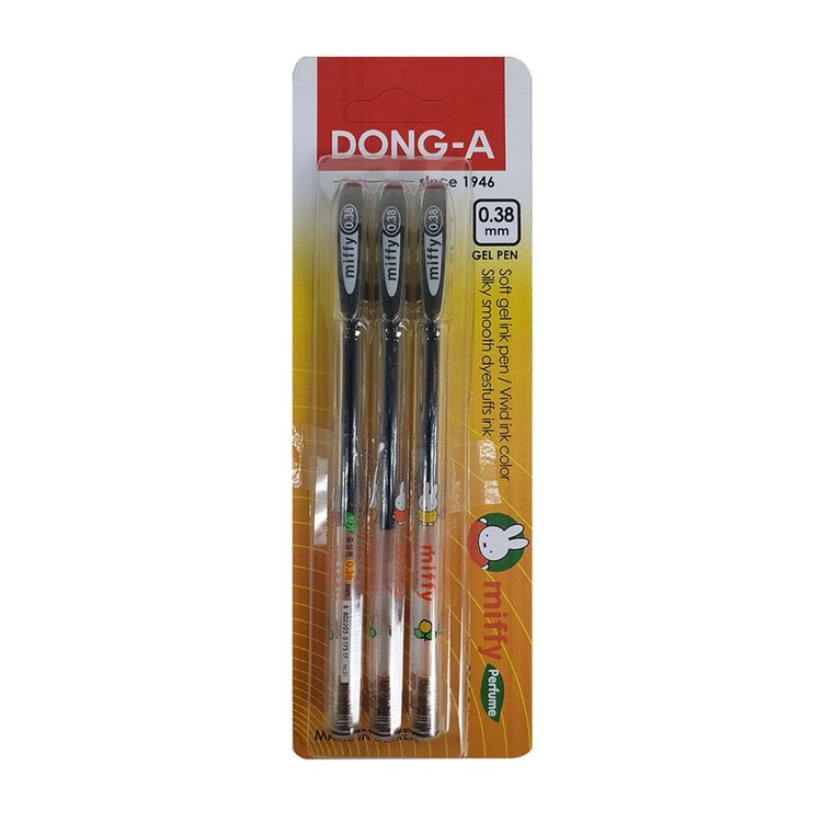 동아 미피 향기펜 038mm 흑 3본 홈플러스