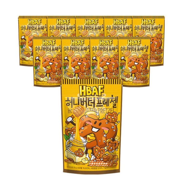 바프 허니버터 프레첼 100g 10개 맥주안주 혼술 홈플러스 택배배송